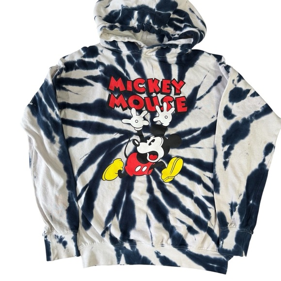 Disney | Shirts | Disney Hm Vintage Mickey Mouse Tie Dye Hoodie Grunge ...